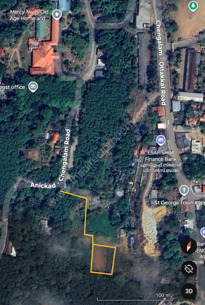Plot for Sale in Anickad Chengalam Kottayam